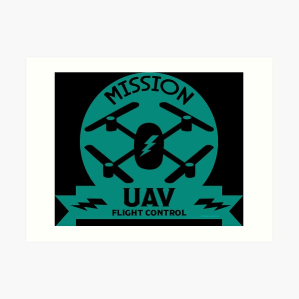Lámina artística «UAV Piloto de Vehículo Aéreo No Tripulado - UAS Drone ...