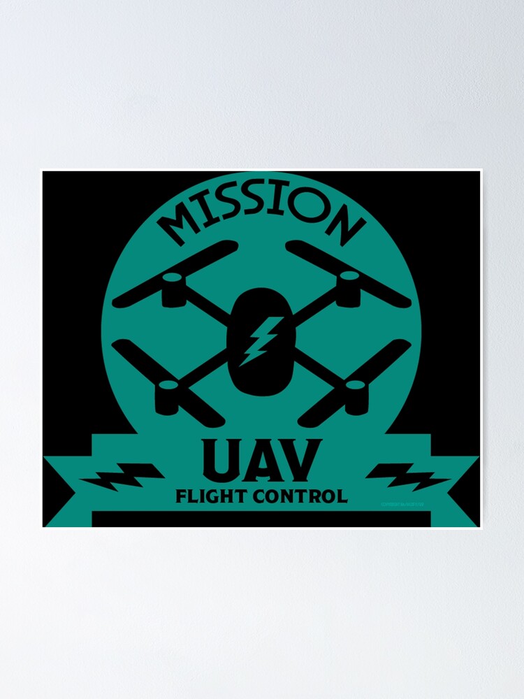 Póster «UAV Piloto de Vehículo Aéreo No Tripulado - UAS Drone - Sistema ...