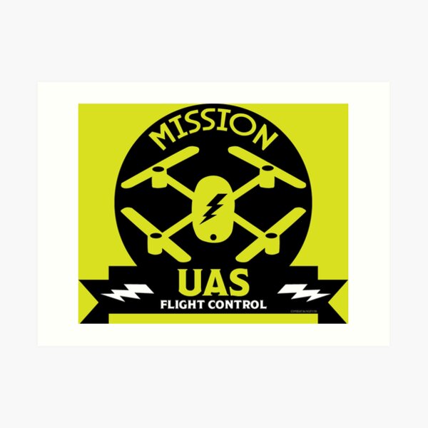 Lámina artística «UAV Piloto de Vehículo Aéreo No Tripulado - UAS Drone ...