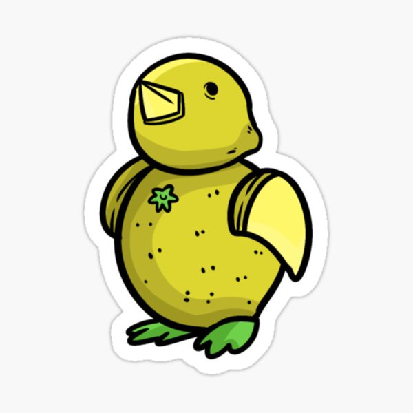 "Lemon Bird" Sticker for Sale by JungBau | Redbubble