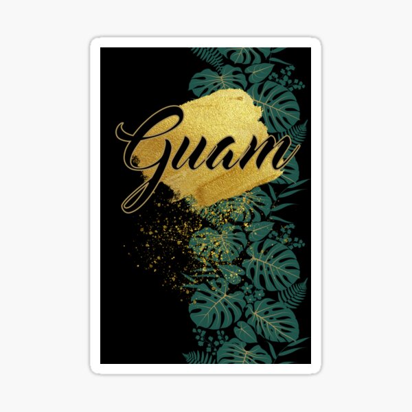 "Guam" Sticker for Sale by PolyMicroMela | Redbubble
