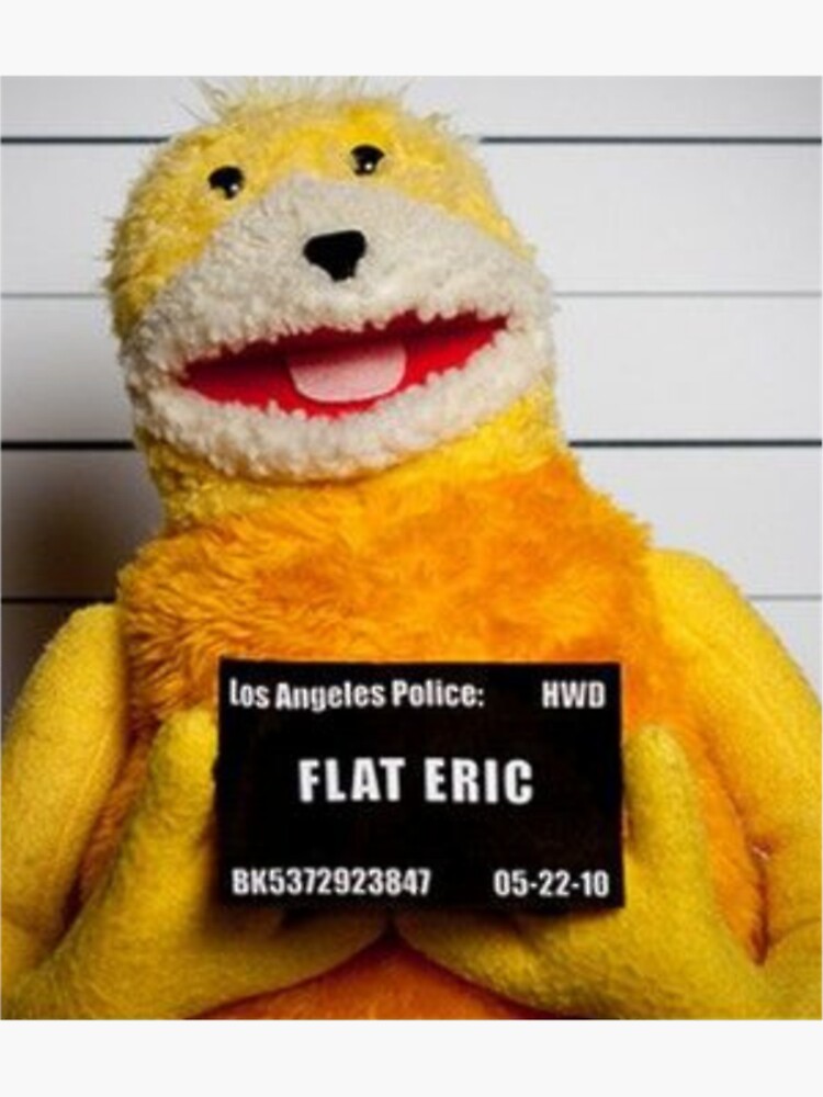 "Flat Eric Essential" Sticker for Sale by HansColei | Redbubble
