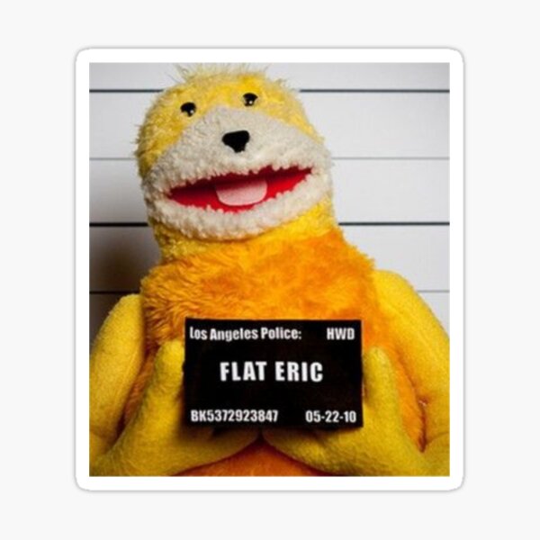 "Flat Eric Essential" Sticker for Sale by HansColei | Redbubble