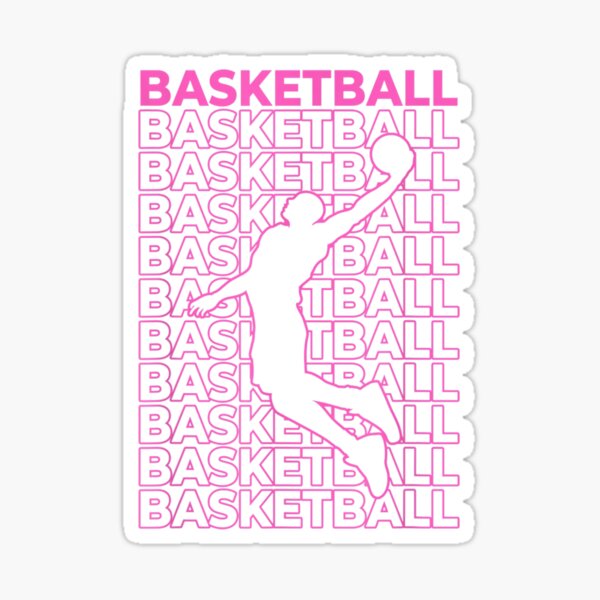 "Basketball Pastel Aesthetic" Sticker for Sale by Williamnilsson ...