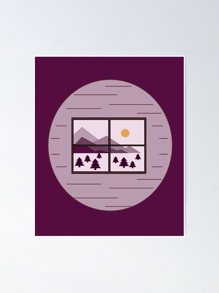 "See through window" Poster for Sale by Feel-High | Redbubble