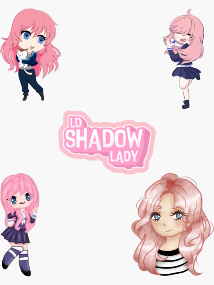 "LDShadowLady pack " Sticker for Sale by TeeShopCartss | Redbubble