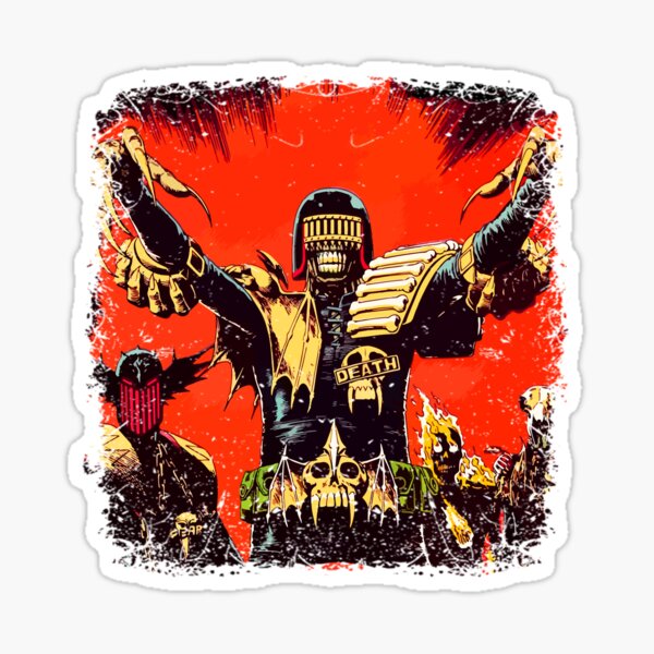 "Judge Death and The Dark Judges" Sticker for Sale by xxXVintageXxx ...