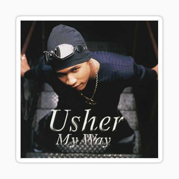 "usher my way" Sticker for Sale by IdellaHancock | Redbubble