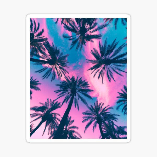 "VAPOR WAVE AESTHETICS " Sticker for Sale by Fuzed | Redbubble