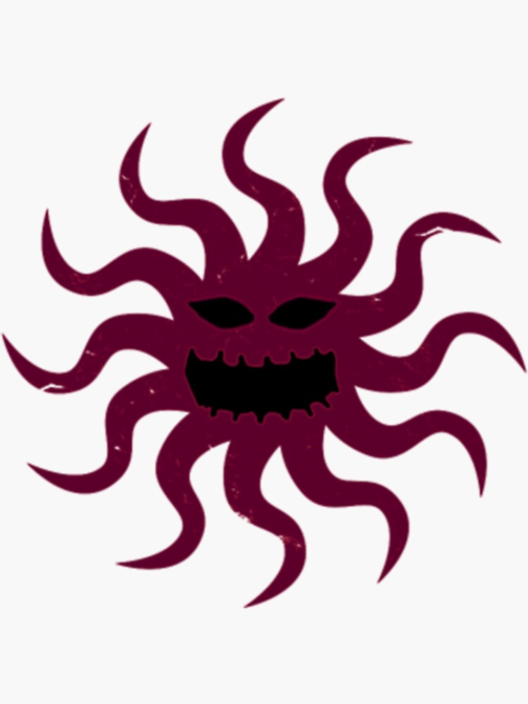 "Dark Sun Horror Dark Art Sadness Madness" Sticker for Sale by ...