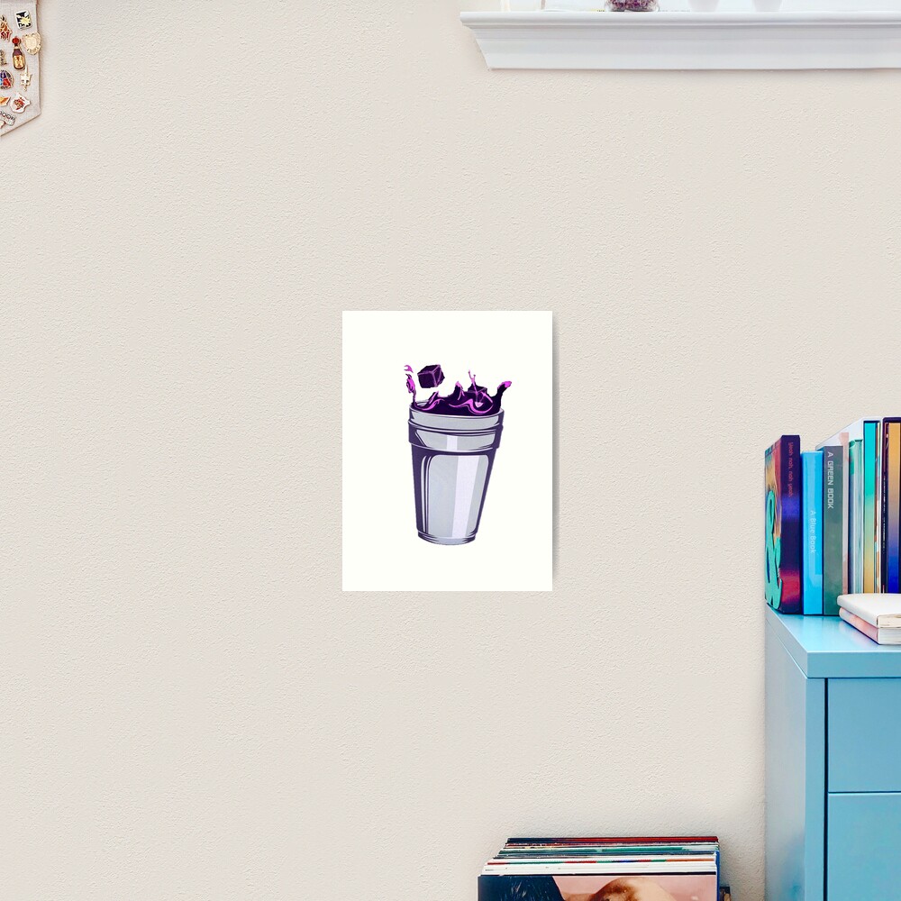 "Lean Double Cup" Art Print by SafeAF | Redbubble