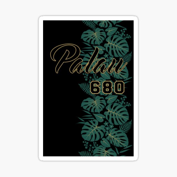 "Palau 680" Sticker for Sale by PolyMicroMela | Redbubble