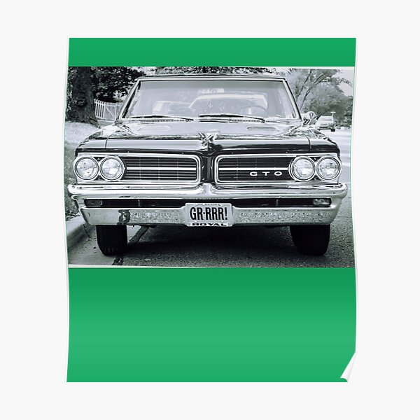 "1964 Pontiac GTO " Poster for Sale by WrenLane | Redbubble