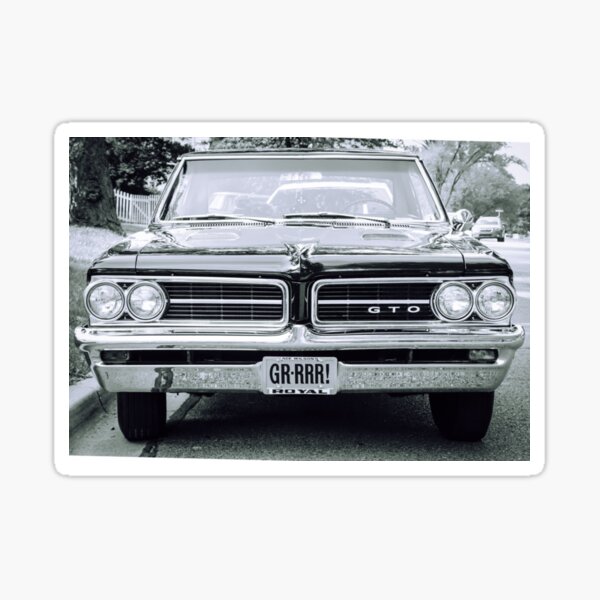 "1964 Pontiac GTO " Sticker for Sale by WrenLane | Redbubble