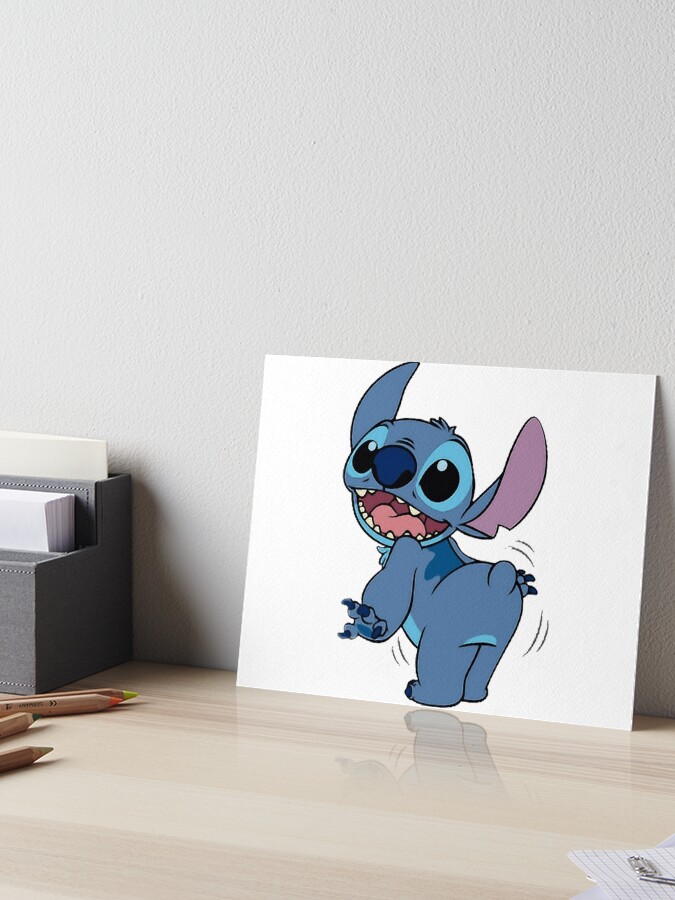 "STITCH TWERKING | WHITE" Art Board Print for Sale by Totkisha1 | Redbubble