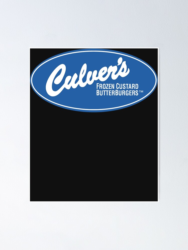 "Culver's logo" Poster for Sale by FrancesEllerson | Redbubble