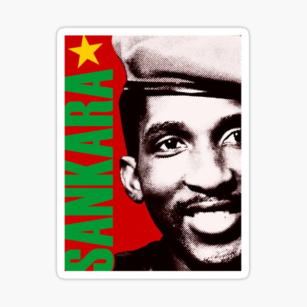 "Gifts Idea Che Guevara Thomas Of Sankara Africa Love You" Sticker for ...