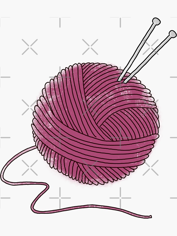"Yarn Ball" Sticker for Sale by KxtPicture | Redbubble