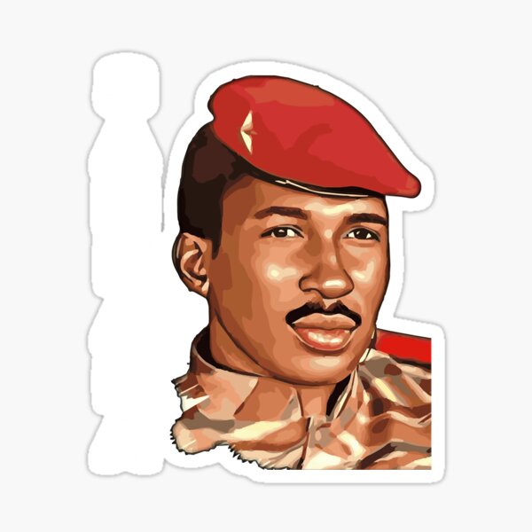 "Lover Gift Thomas Africanist Sankara Gift For Movie Fans" Sticker for ...