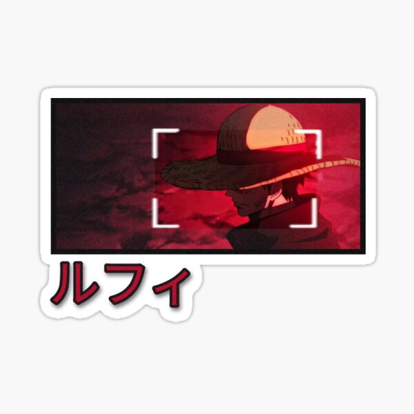 "One Piece Luffy" Sticker for Sale by miko42 | Redbubble