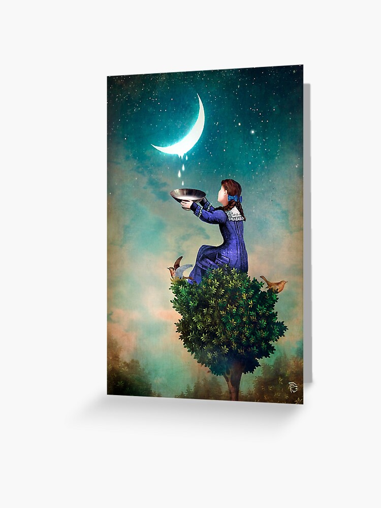 "Moondrops" Greeting Card by ChristianSchloe | Redbubble
