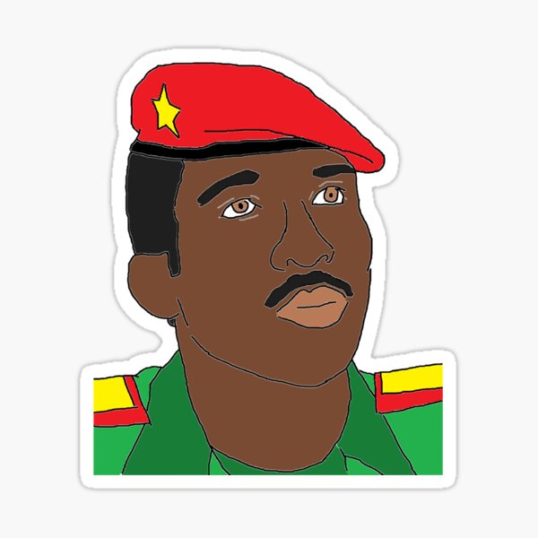"Mens Best Thomas Revolutionary Sankara Gift For Movie Fans" Sticker ...