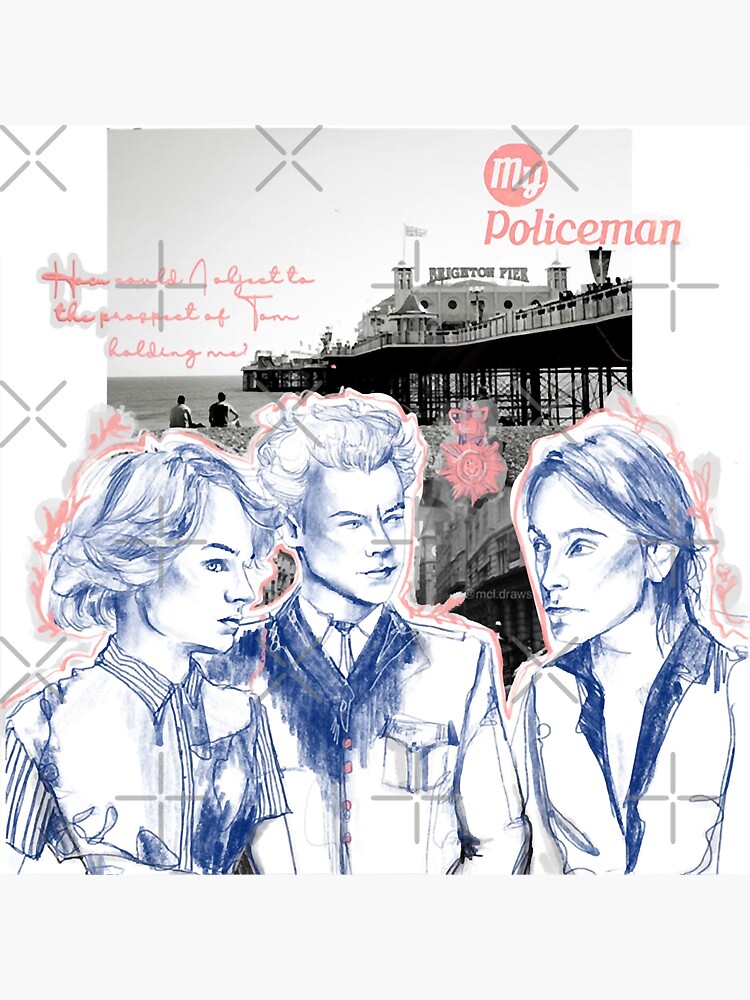 "Affairs Full Contradictions Love Story My Policeman Graphic Gift" Sticker for Sale by ...