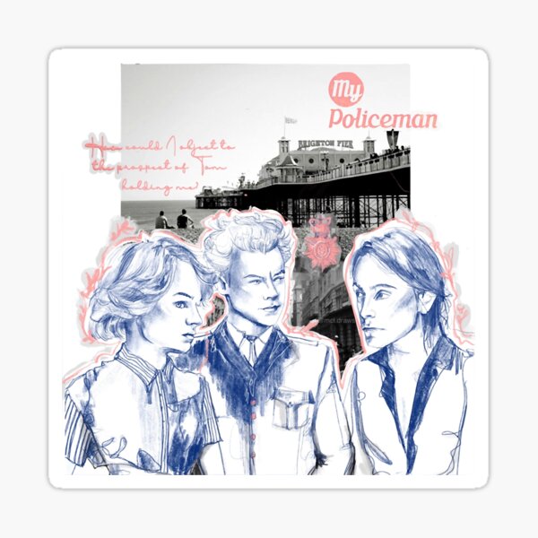 "Affairs Full Contradictions Love Story My Policeman Graphic Gift" Sticker for Sale by ...