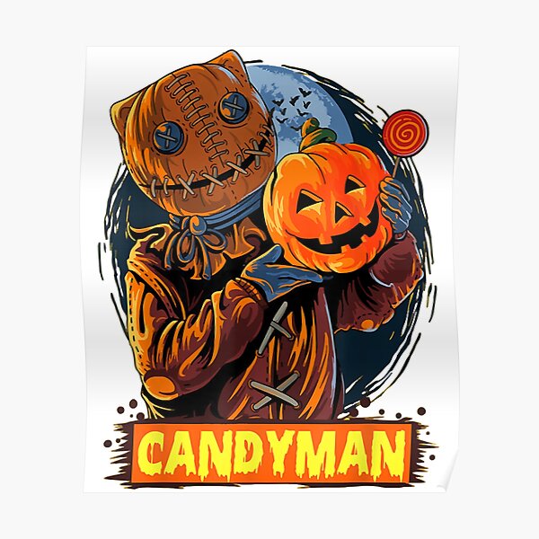 "Grey Caandyman Halloween" Poster for Sale by PeterFreitag | Redbubble