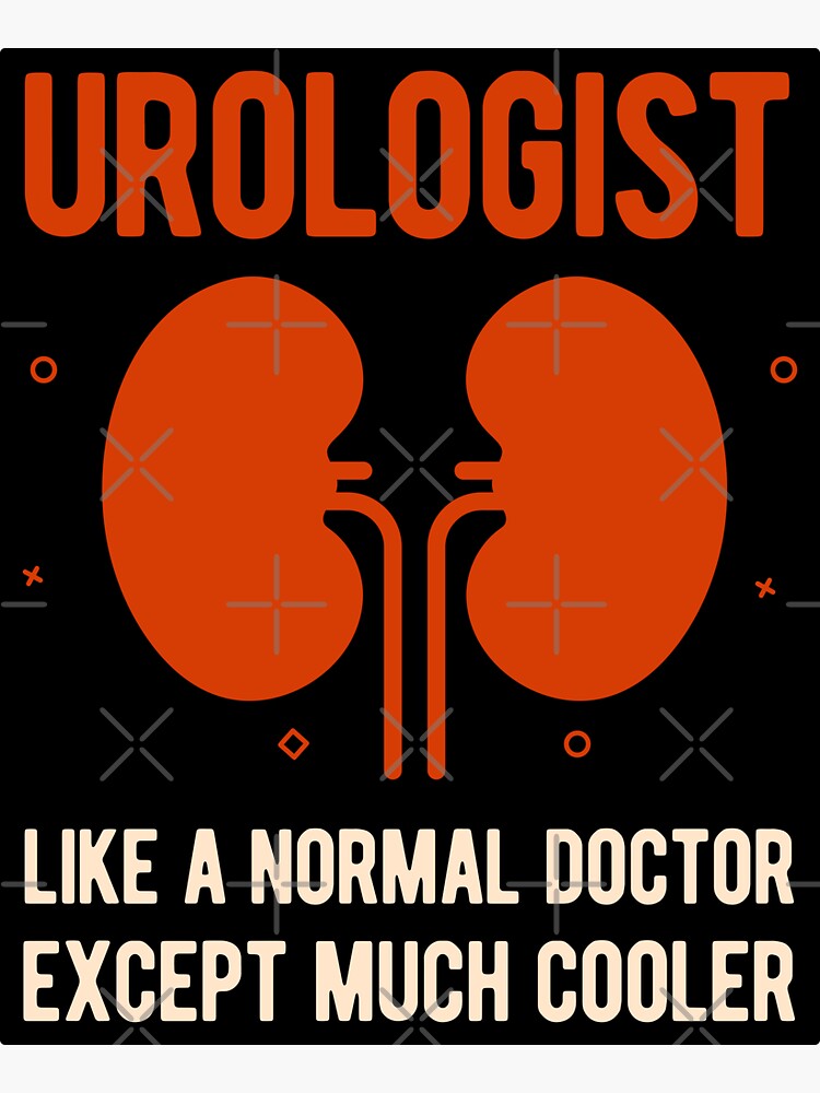 "Funny Urology Urologist" Sticker for Sale by artworkbyrihen | Redbubble