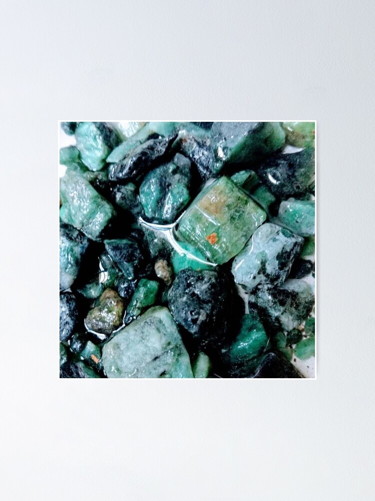 "Brazilian Emeralds" Poster by Evesunderground | Redbubble