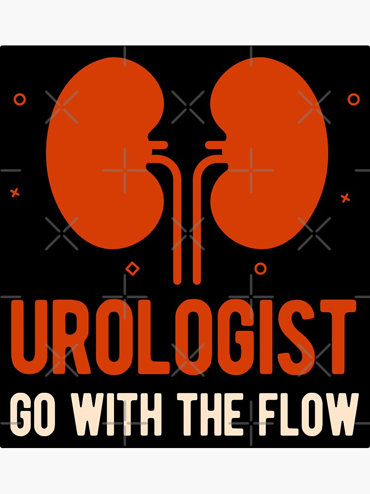 "Funny Urology Urologist" Sticker for Sale by artworkbyrihen | Redbubble