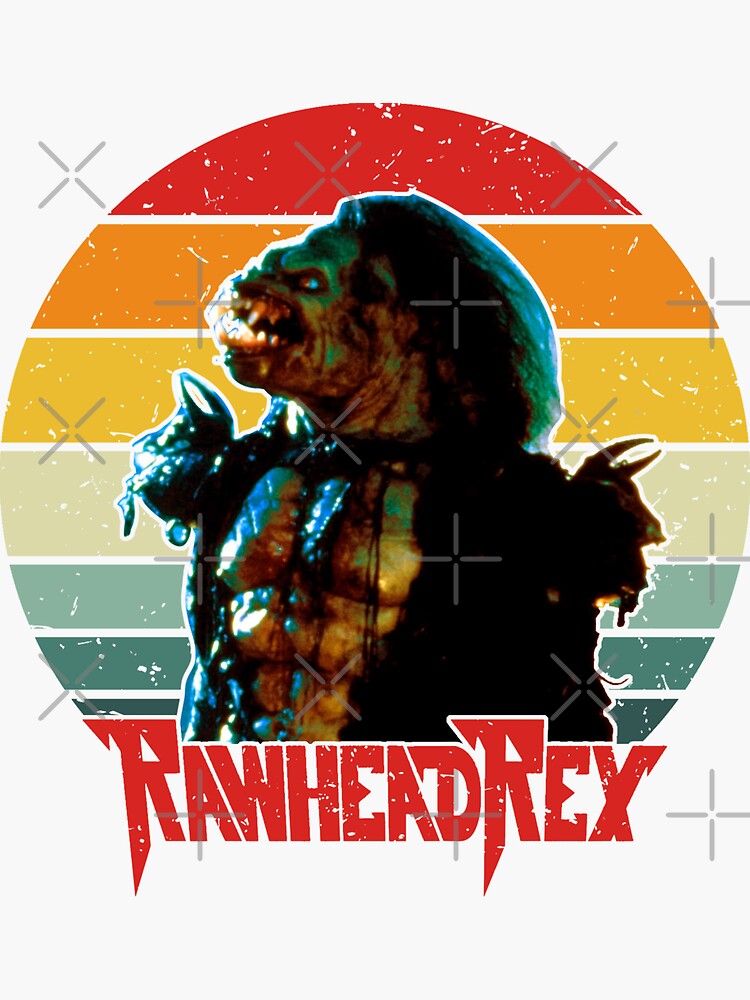 "Rawhead Rex Retro Movie" Sticker for Sale by lucabertina | Redbubble