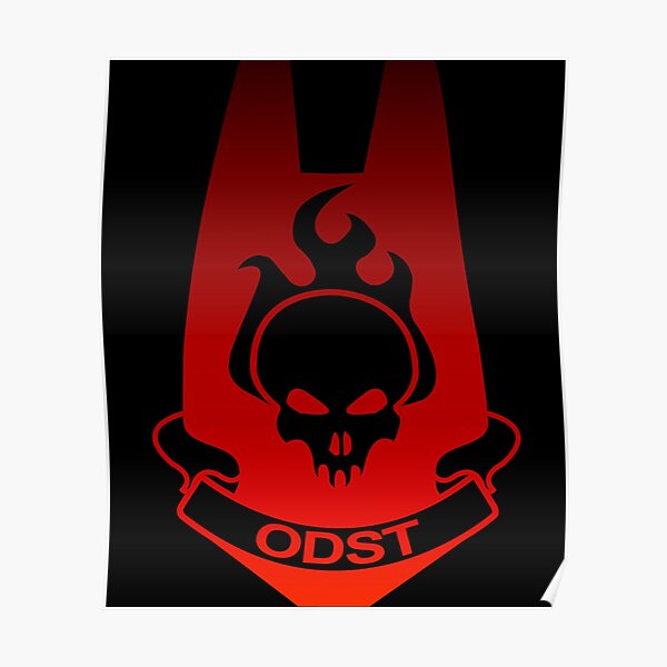 Póster «ODST para fanáticos» de OnaTrudie7 | Redbubble
