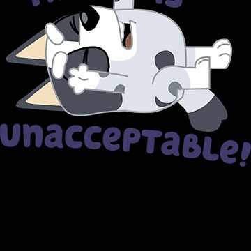 "Unacceptable" Sticker for Sale by adelerot7 | Redbubble