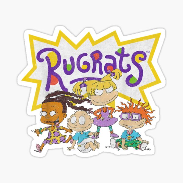 "Rugrats Vintage Group Shot Logo" Sticker for Sale by josiahpg81yp ...