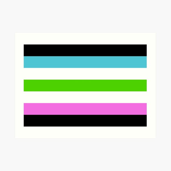 "Agender X - Pride Flag" Art Print for Sale by FlagsWorld | Redbubble