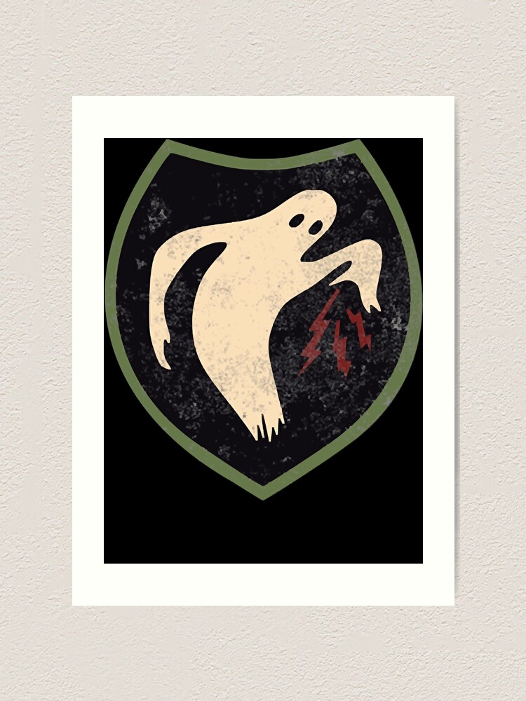 "WW2 The Ghost Army Patch (distressed small logo)" Art Print for Sale ...