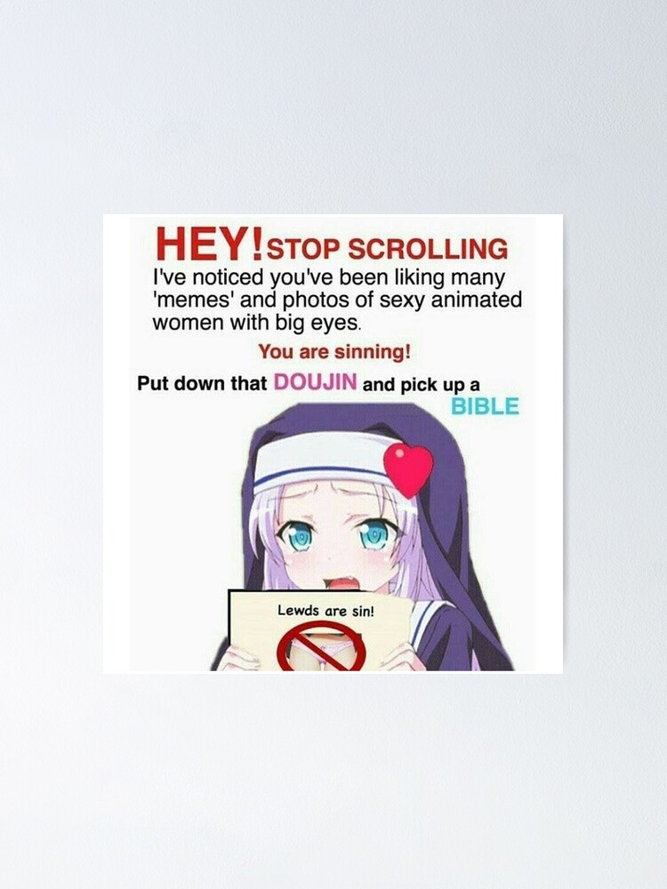 Dont Lewd Poster For Sale By Nymh Redbubble