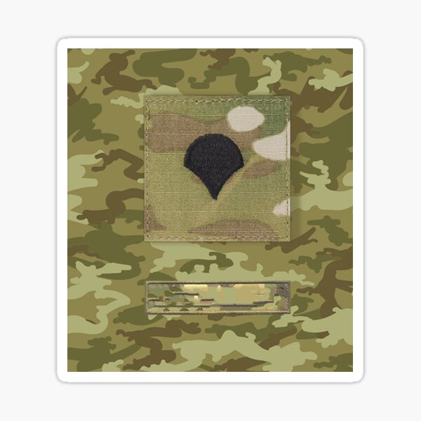 "Army Specialist Rank OCP" Sticker for Sale by FraukeFreitag | Redbubble