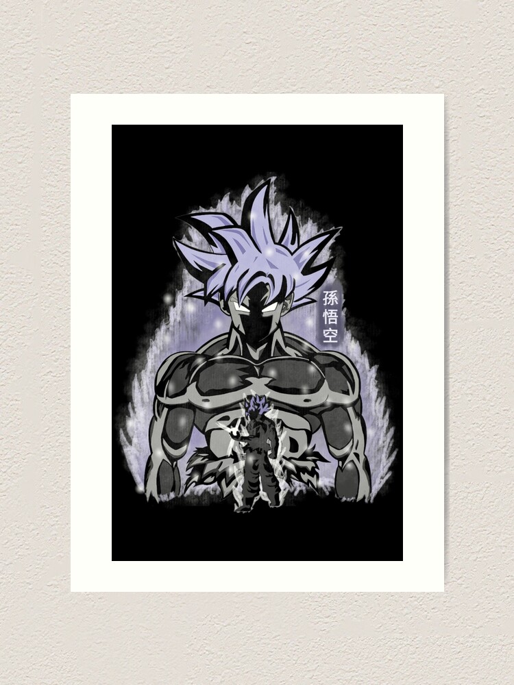"Mastered Ultra Instinct Goku Aesthetic Artwork" Art Print for Sale by ...