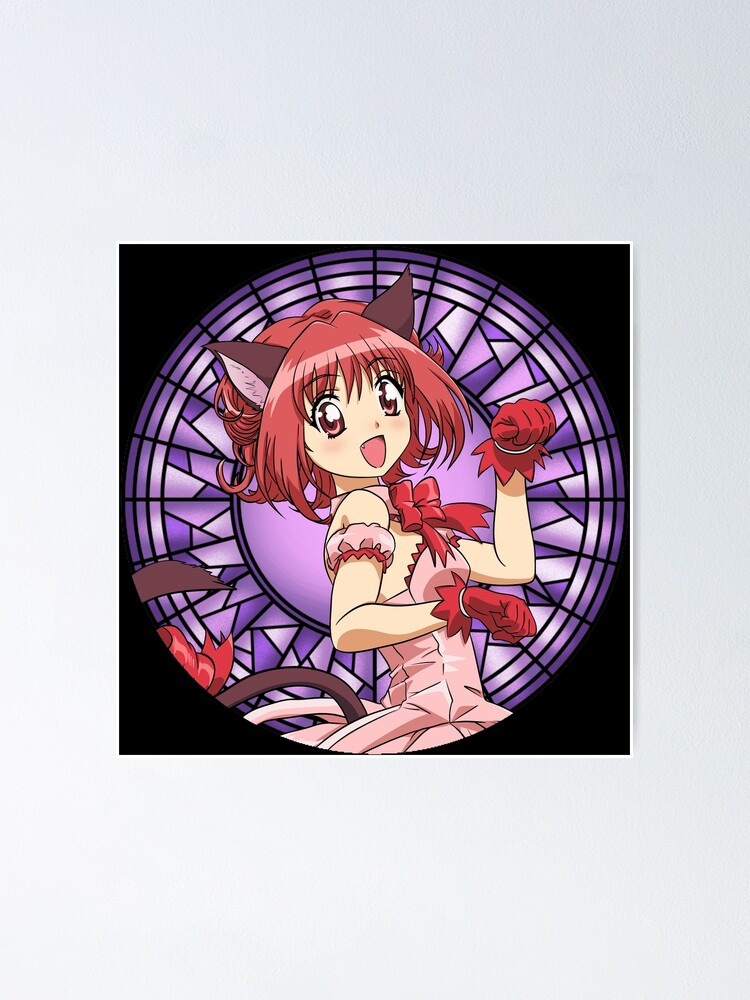 Póster «Mew Ichigo Stained Glass del anime Tokyo Mew Mew Nueva obra de ...