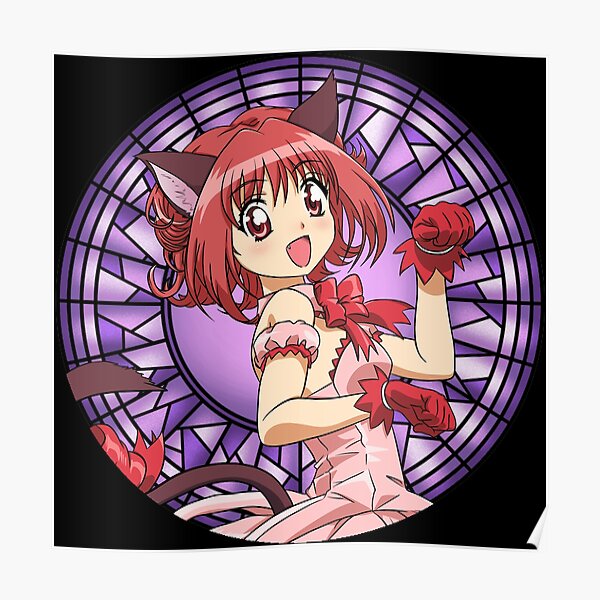 Póster «Mew Ichigo Stained Glass del anime Tokyo Mew Mew Nueva obra de ...