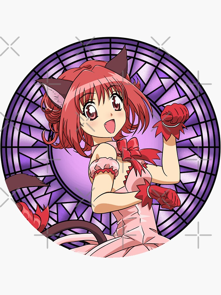 Pegatina «Mew Ichigo Stained Glass del anime Tokyo Mew Mew Nueva obra ...
