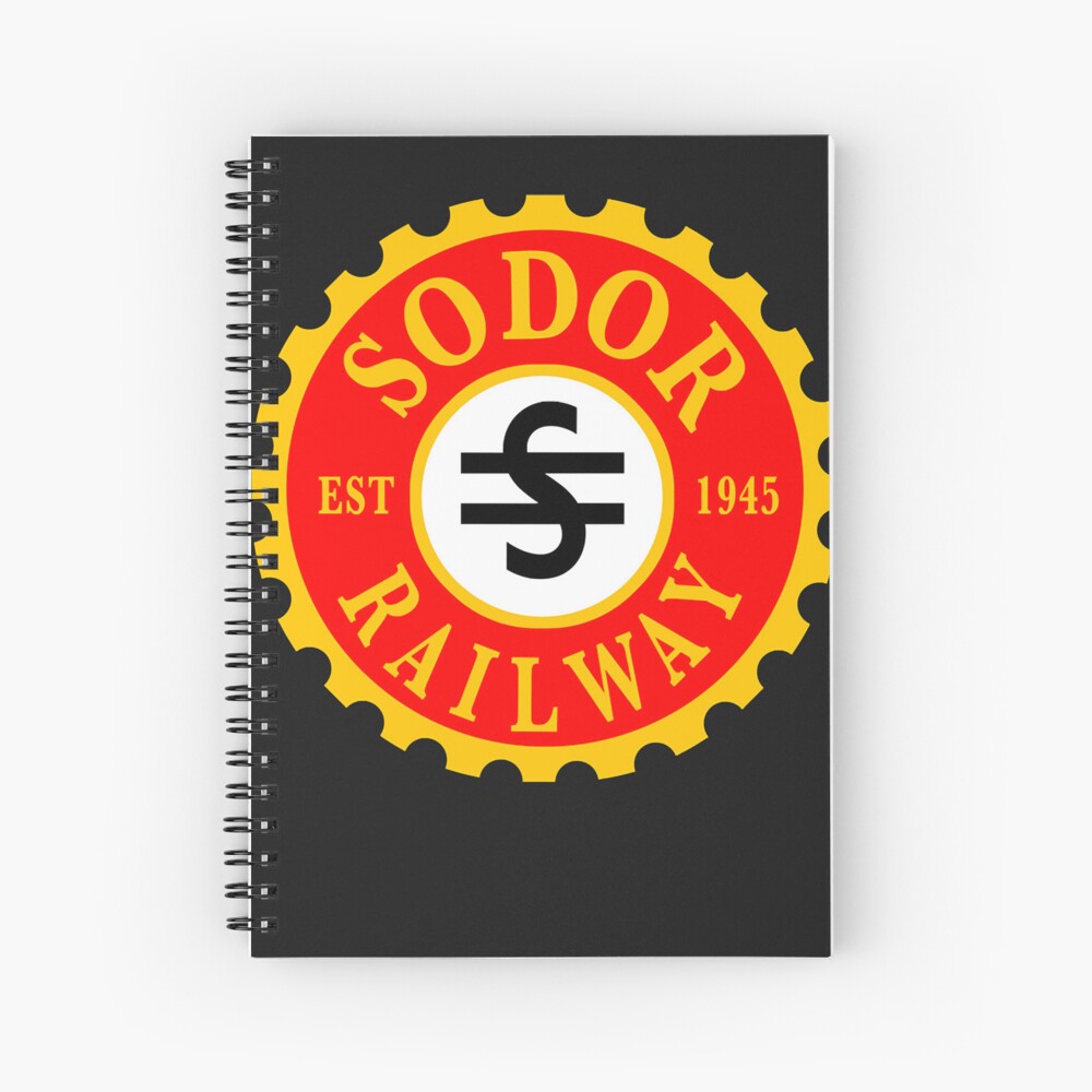 "Thomas and friends sodor railway logo" Spiral Notebook for Sale by ...