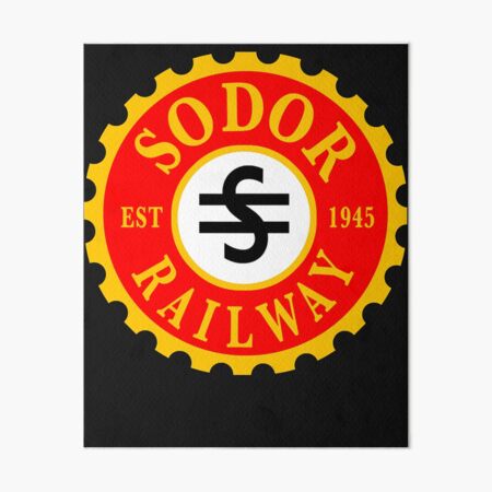 "Thomas and friends sodor railway logo" Art Board Print for Sale by ...