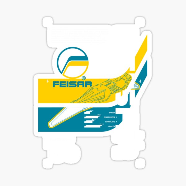 "Wipeout 2049 - Feisar - Coverart" Sticker for Sale by Margaretraser ...