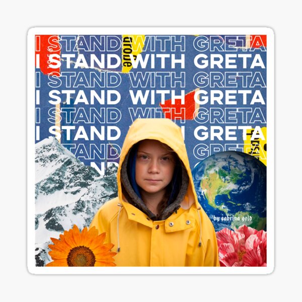 "So Funny Greta Thunberg Funny Graphic Gift" Sticker for Sale by ...