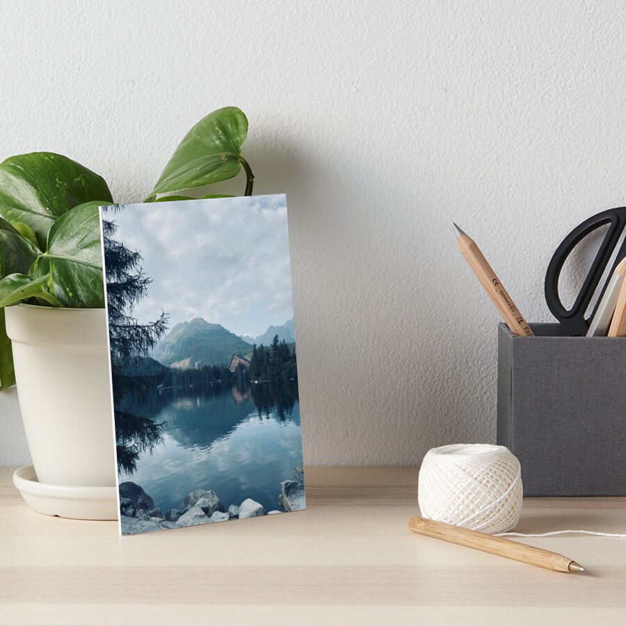 "Chata pod Soliskom Vysoke Tatry" Art Board Print for Sale by ...