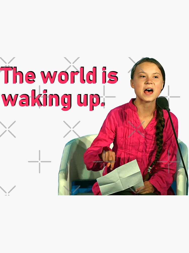 "Special Present Greta Thunberg Cute Graphic Gifts" Sticker for Sale by ...